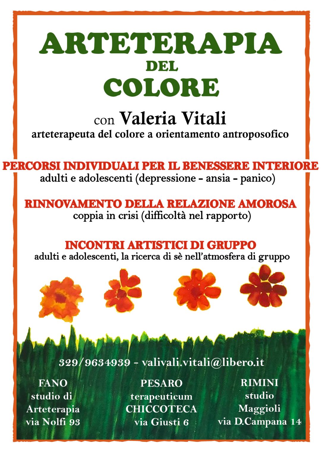 Arteterapia del colore con Valeria Vitali - Chiccoteca